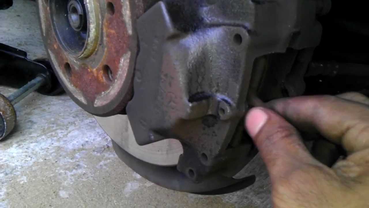 How to remove/replace a 1998,C280 Mercedes Benz rear brakes - YouTube