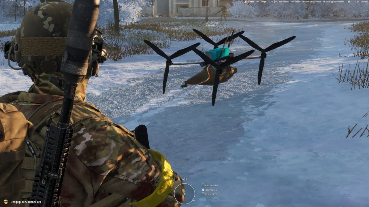 FPV Drone Border Warfare | Arma Reforger - YouTube