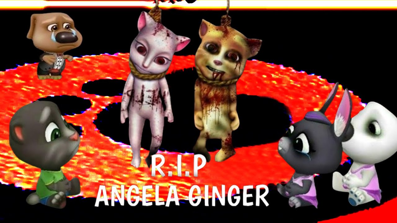 R.I.P ANGELA and GINGER 😭 - My Talking Tom Friends - AMONG US FULL ...