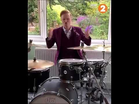 BBC weatherman Owain Wyn Evans Drums out to Steve Wright in the ...