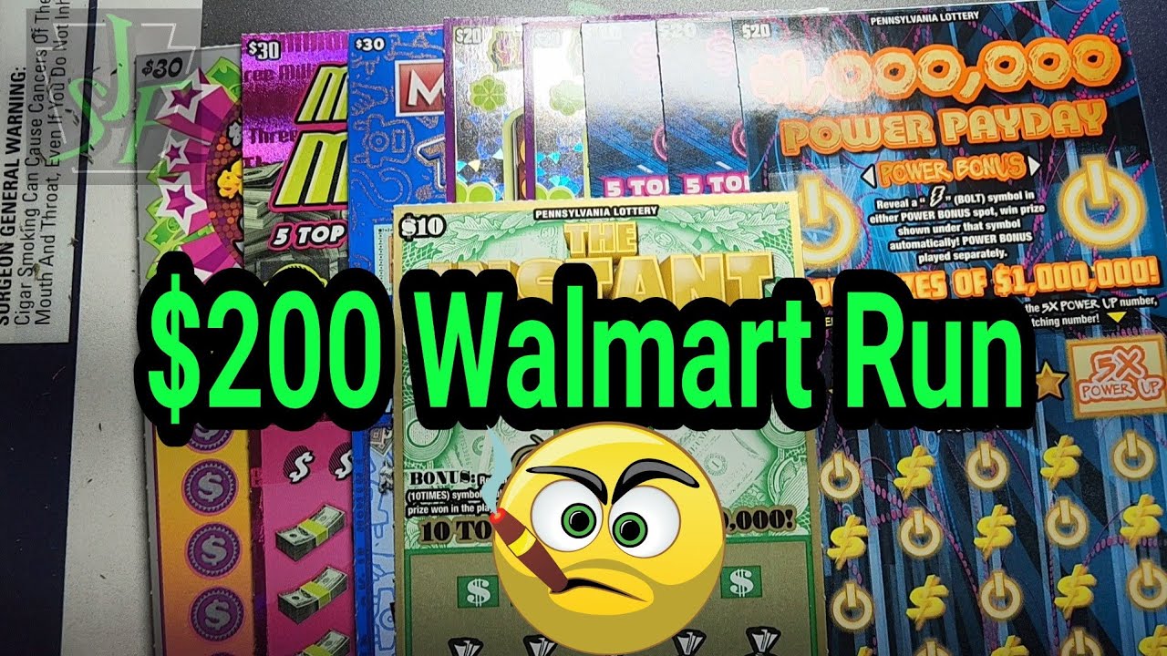 I bought $200 of Lottery Scratch Tickets at Walmart and it happened ...