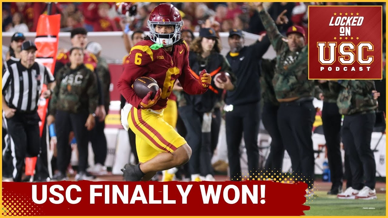 USC Finally Won A Game!! - YouTube