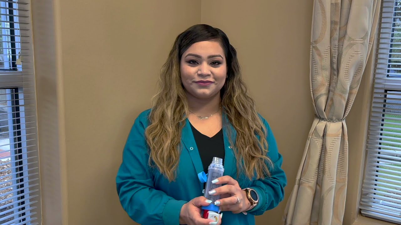 How To Use An Inhaler: With and Without Spacer - YouTube