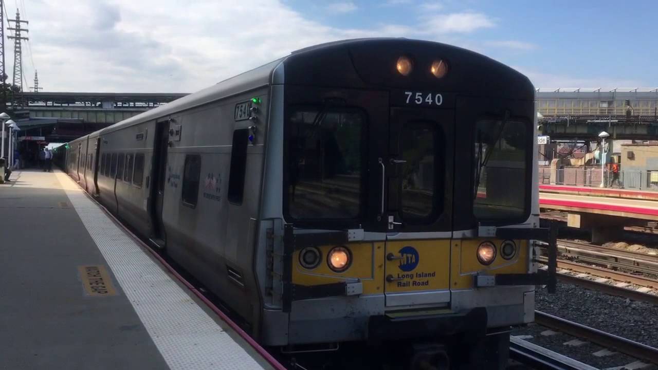 LIRR at Woodside - YouTube