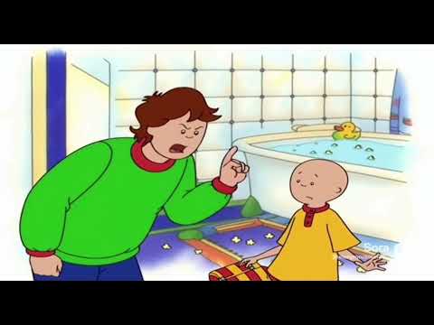 Sora 2 Caillou Throws Popcorn In The Bathtub/GROUNDED