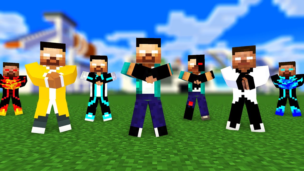 Herobrine Brothers Dance Challenge - Minecraft Animation - YouTube