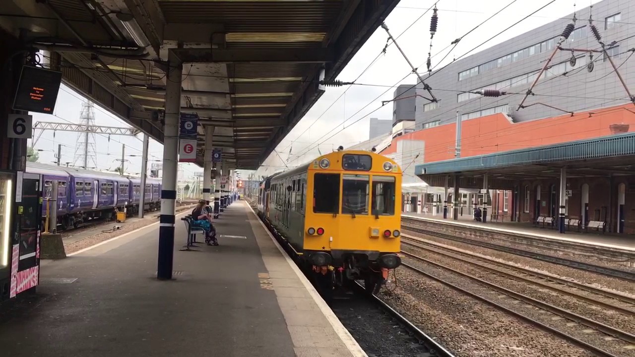 (HD) Drs class 37 nos 37422 hammers away form Doncaster on 2Z02 york to ...