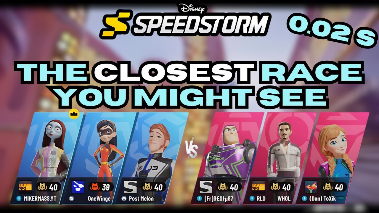 The Epitome of Sweaty Races | Disney Speedstorm - YouTube