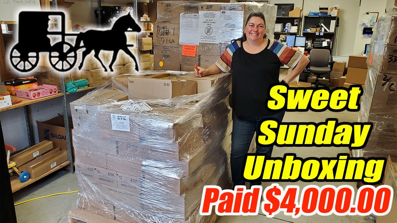Sweet Sunday Unboxing - A $4,000 Order of Amazing Amish Goods - YouTube