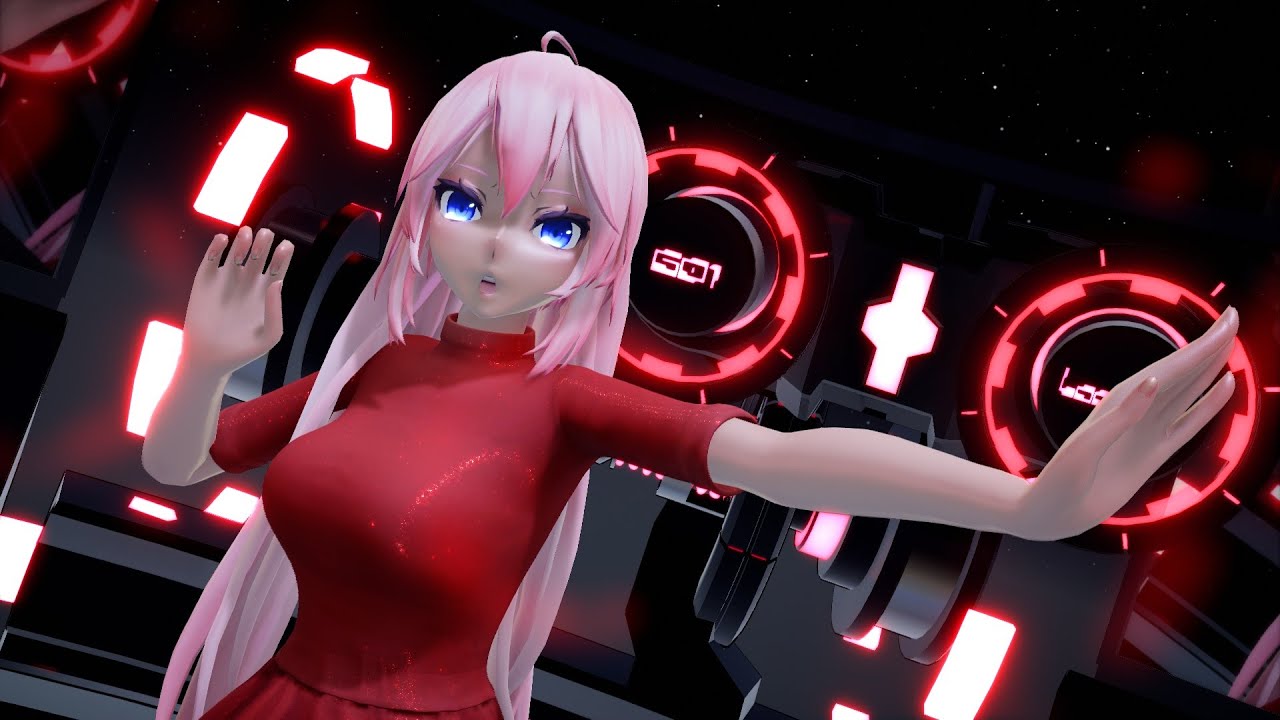 【MMD】 TDA Red Lady Luka 「Scream」 - YouTube