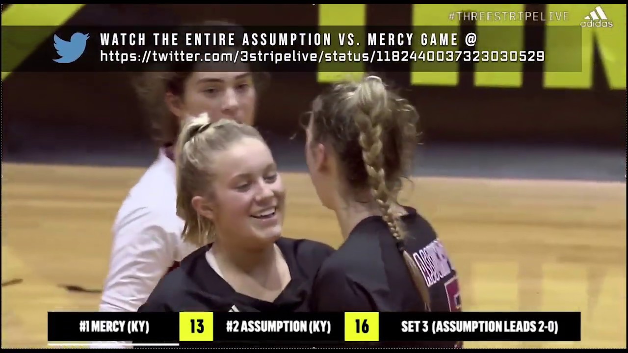 Alyssa Eaton Junior Setter Assumption High School & Adidas KIVA - YouTube