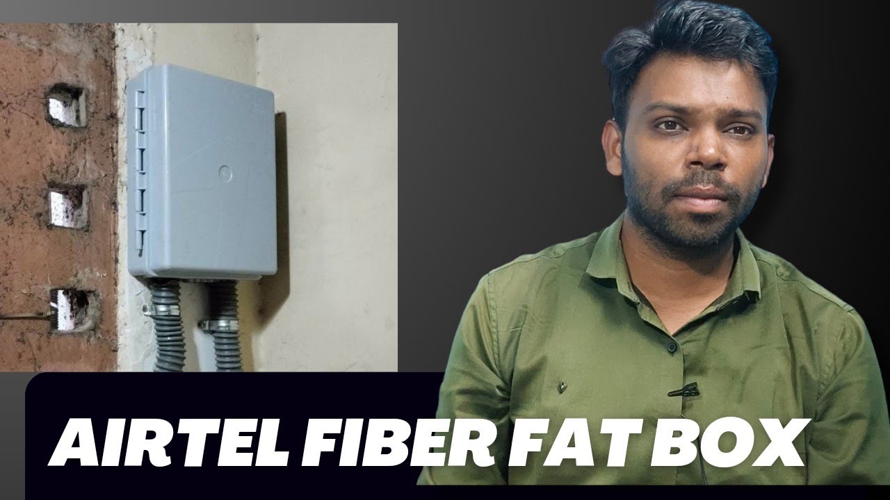 airtel fiber fat box - YouTube