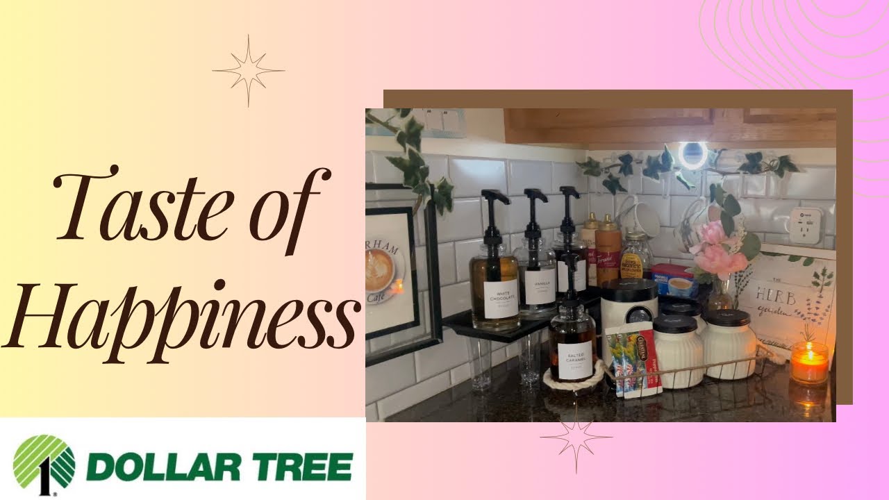 DIY Dollar Tree Coffee Bar Under 35 YouTube diy-dollar-tree-coffee-bar-under-35-youtube