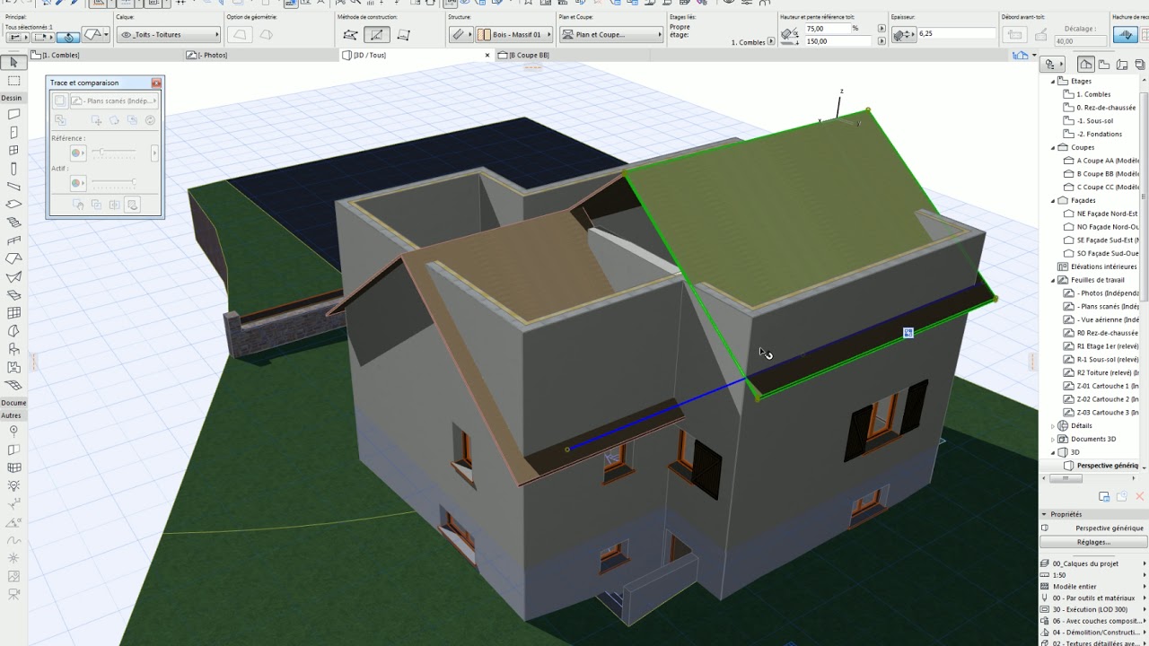Archicad - Projet pro 2019 - Etape 16 - YouTube