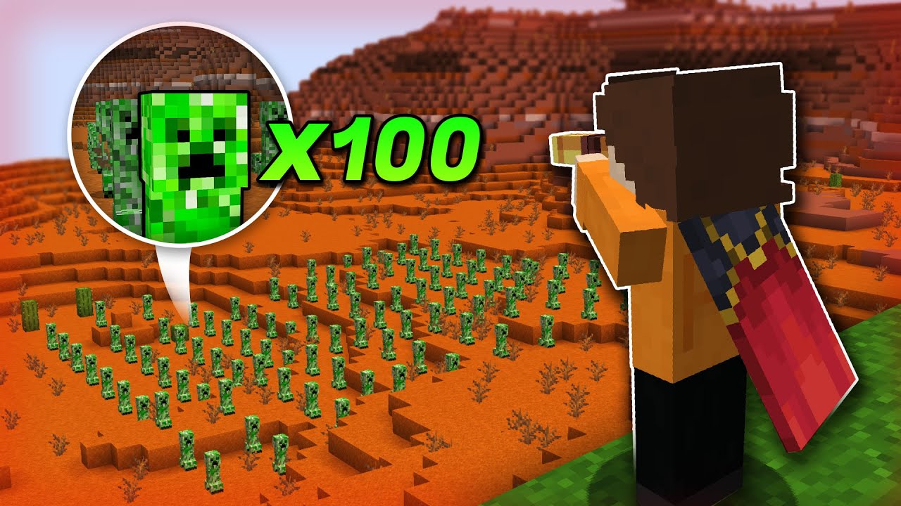 Minecraft Survival But Mobs Spawn In ARMY! - YouTube