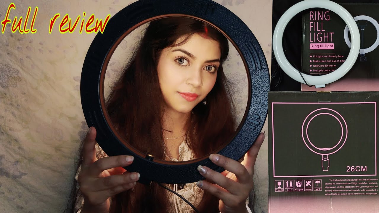 Ring light(26cm)review|Best ring light for Beginners|Lightings Guid ...