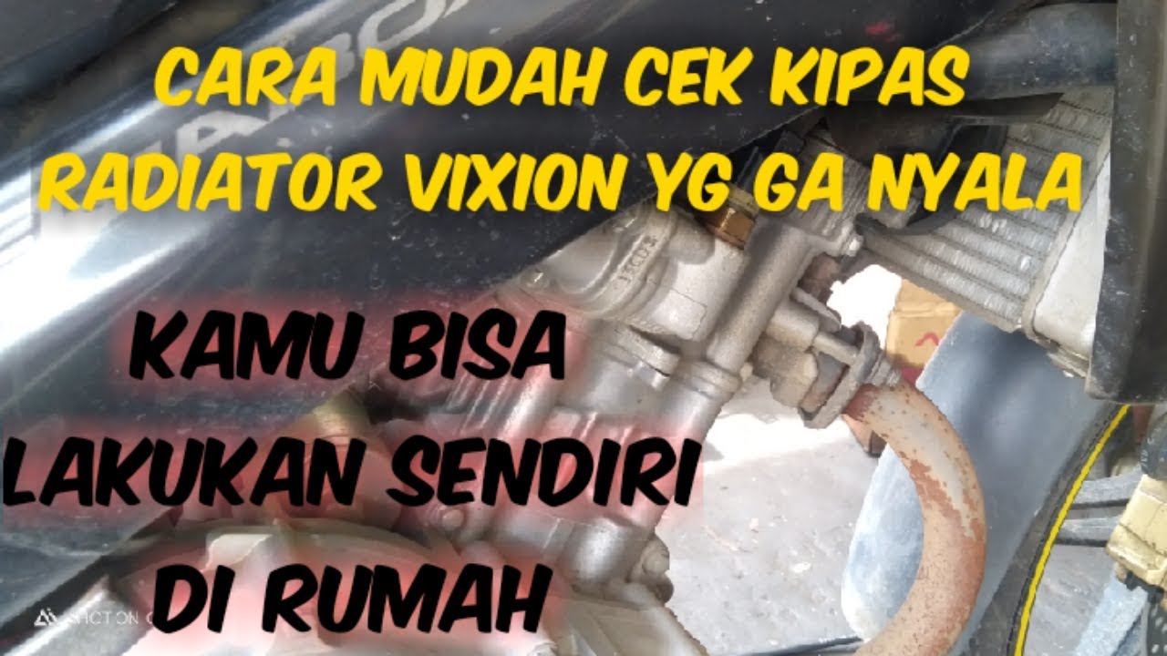 penyebab Kipas radiator Vixion mati - YouTube