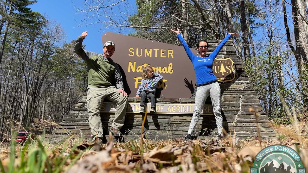Sumter National Forest, Issaqueena Falls and Stumphouse Tunnel. - YouTube