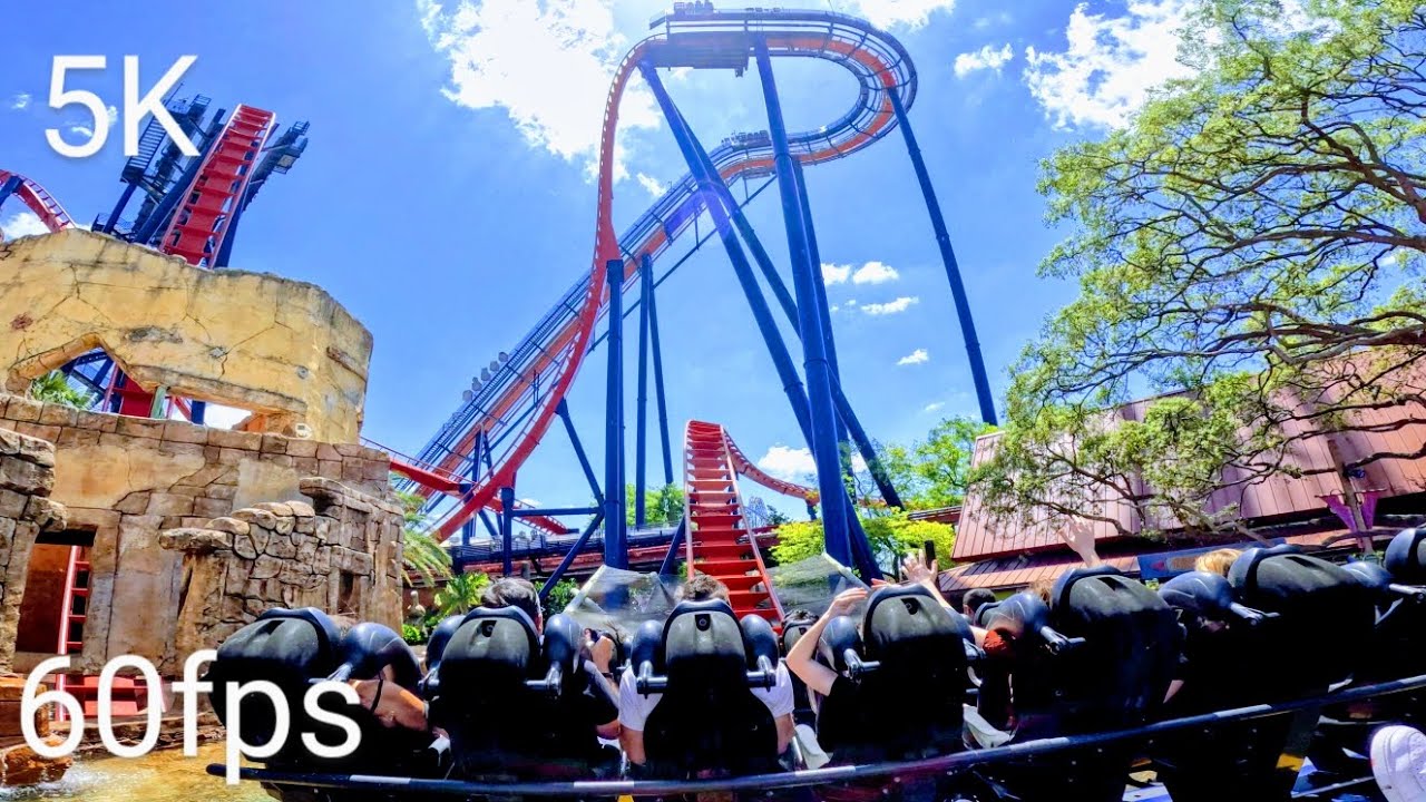 SheiKra Back Row POV 5K 60fps Busch Gardens Tampa January 2024 - YouTube