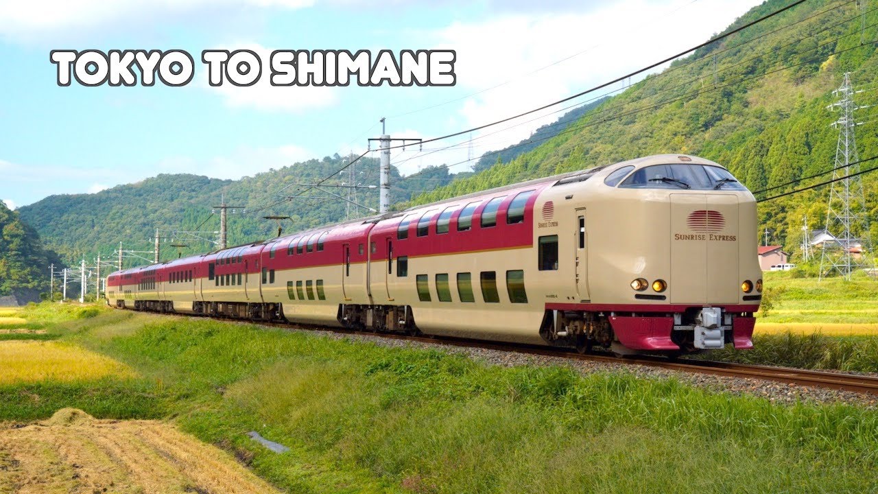 Sunrise Izumo and Seto - The Only Night Train That Operates on A ...