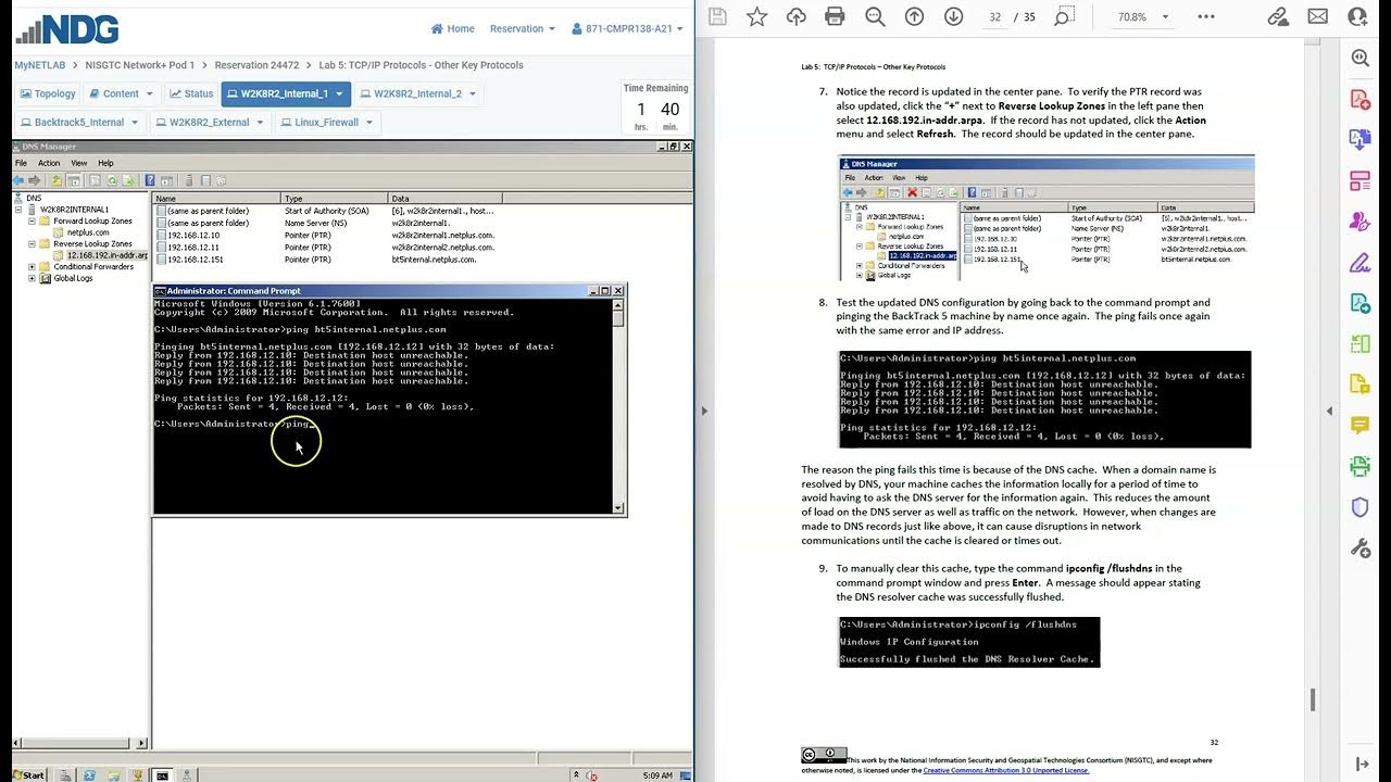 Lesson 3 DNS Records/CompTIA Net+Lab 5: TCP/IP Protocols – Other Key Protocols - YouTube