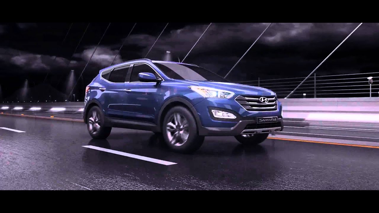 Hyundai Santa Fe 3 (DM) 3D renders - YouTube