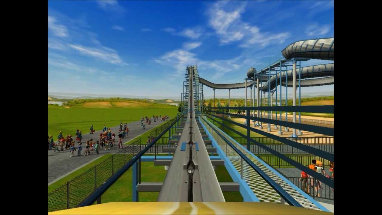 Cedar Point's Avalanche Run Rct3 - YouTube