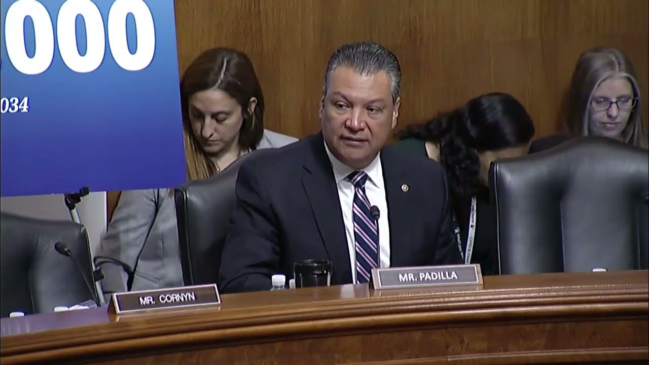 Sen. Alex Padilla | Opening: Immigration Subcommittee Hearing ...