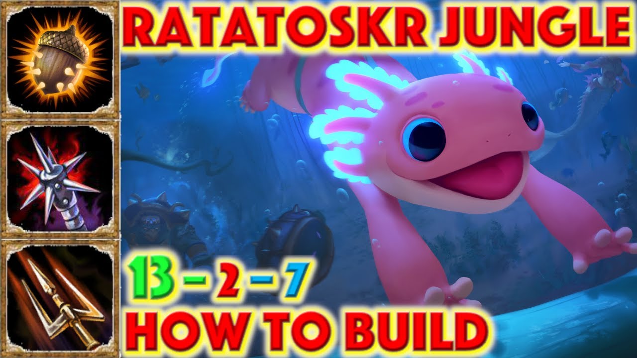 SMITE HOW TO BUIDL RATATOSKR - Skin Show Case RAXOLOTL + Ratatoskr ...