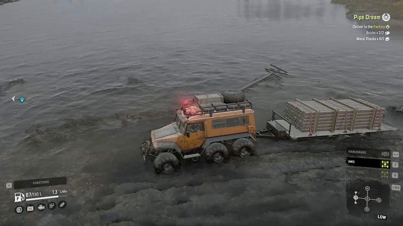 SnowRunner 2020 - Yar 87 - Mision Pipe Dream - Offroad clutch - YouTube