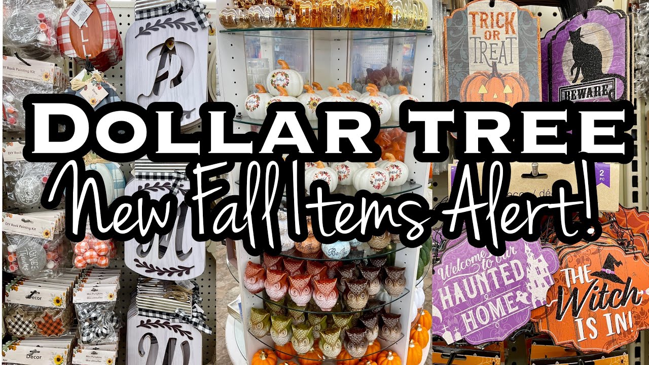 DOLLAR TREE FALL 2021 NEW ITEMS • SHOP WITH ME - YouTube