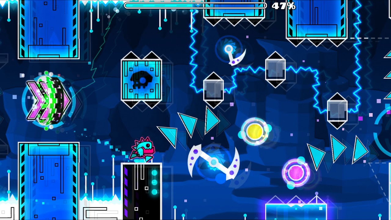 Geometry Dash Hypersonic progress video #4 90% - YouTube