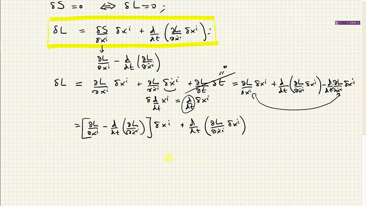 1 2 1 4 First Noether Theorem - YouTube