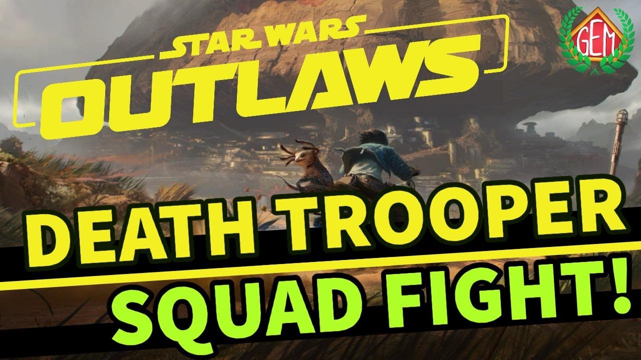 Star Wars Outlaws Death Trooper Squad Fight - YouTube