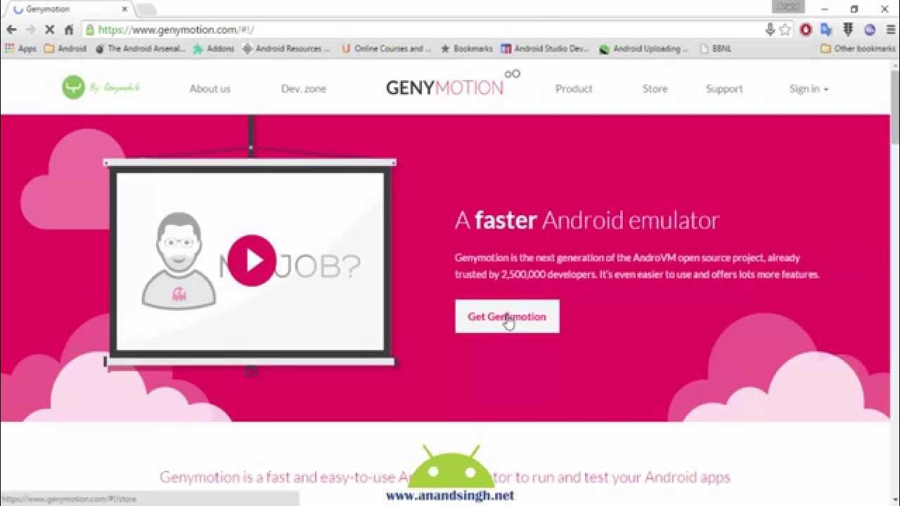 Install and setup genymotion for Android Studio in Hindi - YouTube