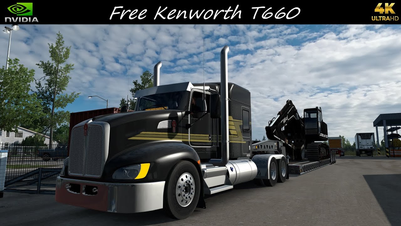 *Free Kenworth T660* Excavator Hauled Idaho Falls to Bozeman *JBX2/TAA ...