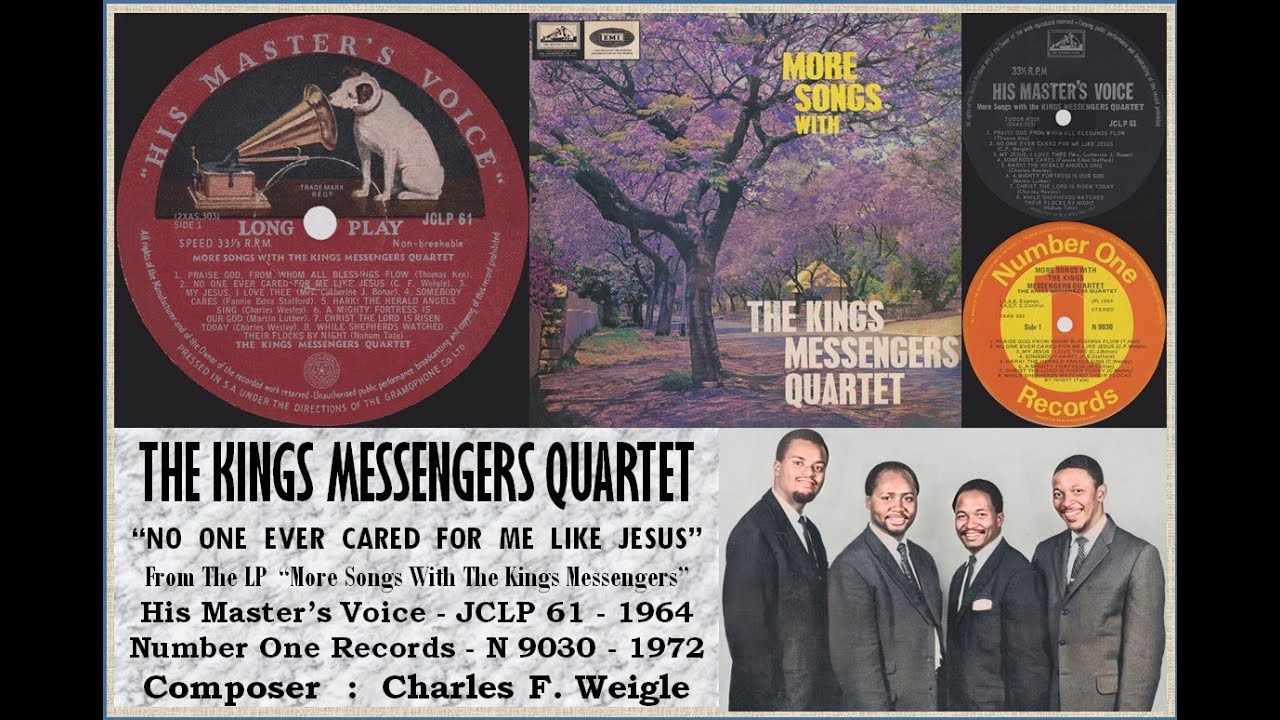 No One Ever Cared For Me Like Jesus - Kings Messengers Quartet - YouTube