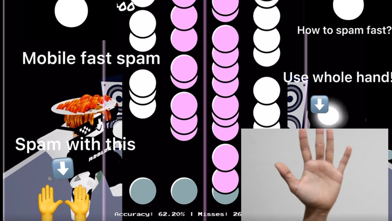 How to spam really fast in Mobile tutorial (Funky Friday) - YouTube