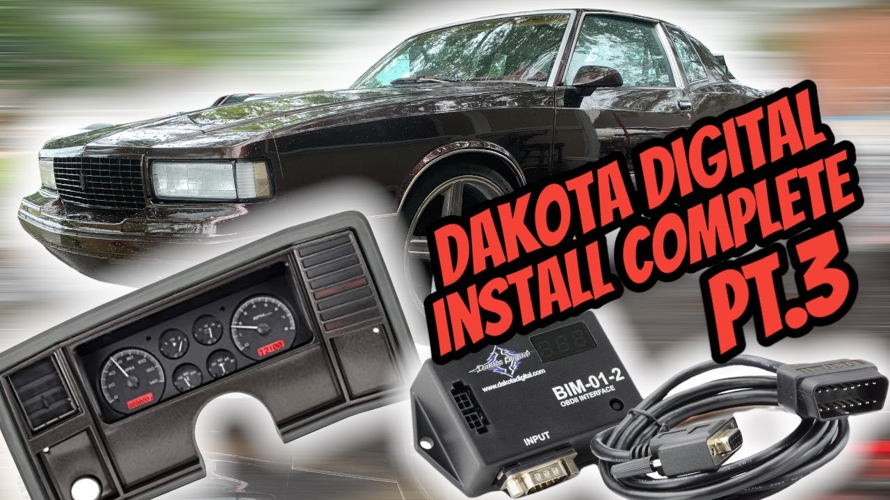 Completing The Dakota Digital Install In the Monte Carlo - YouTube