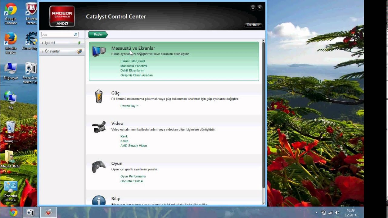 AMD Ekran Kartında OyunLarı Tam Ekran Açma !!! - YouTube