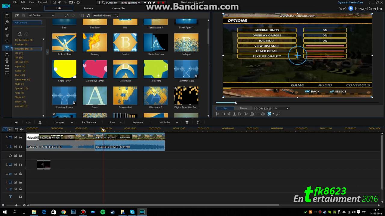 PowerDirector 15 - First Start up - 10 min (1080@120) - YouTube
