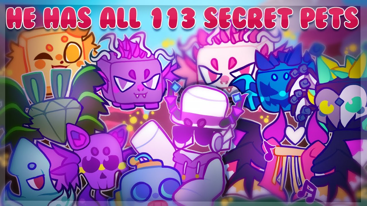 😱No Way!! 500+ Secret Pets *He Has All The Secret Pets Exist in BGS ...