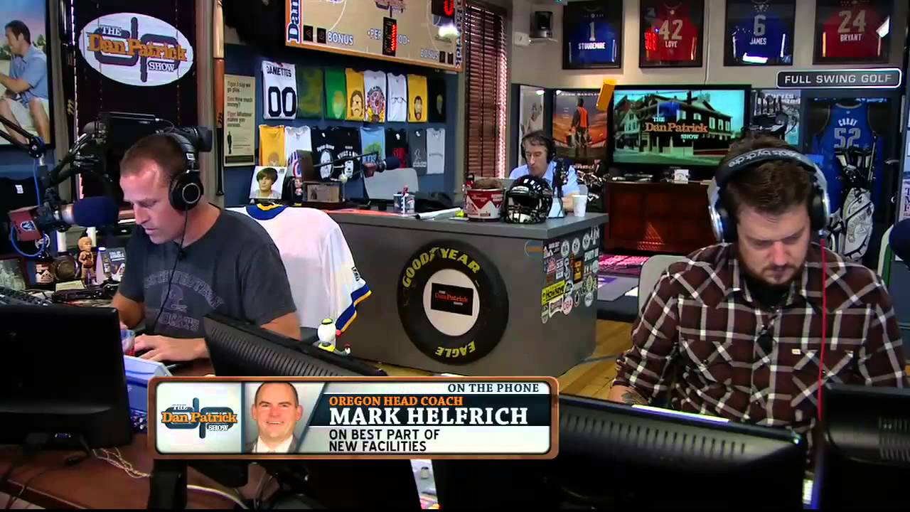 Mark Helfrich on The Dan Patrick Show 8/27/13 - YouTube