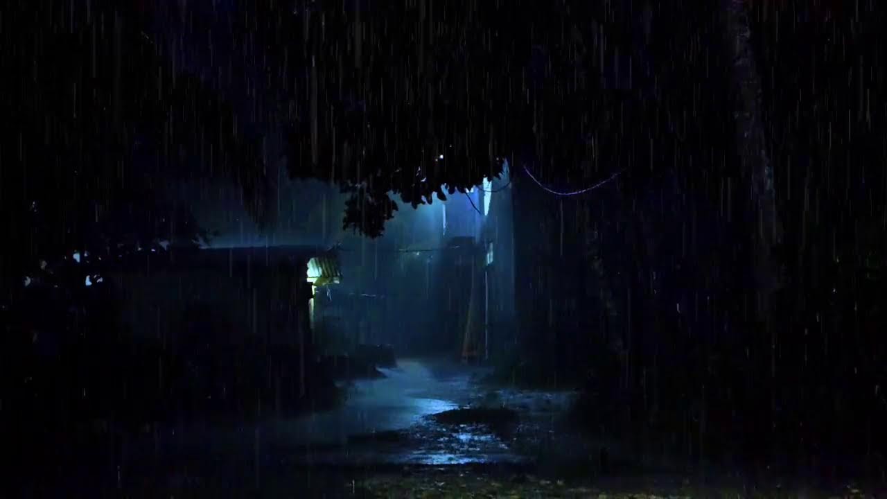 Deep Sleep Rainstorm on Metal Roof | Realistic Rain & Thunder Sounds ...