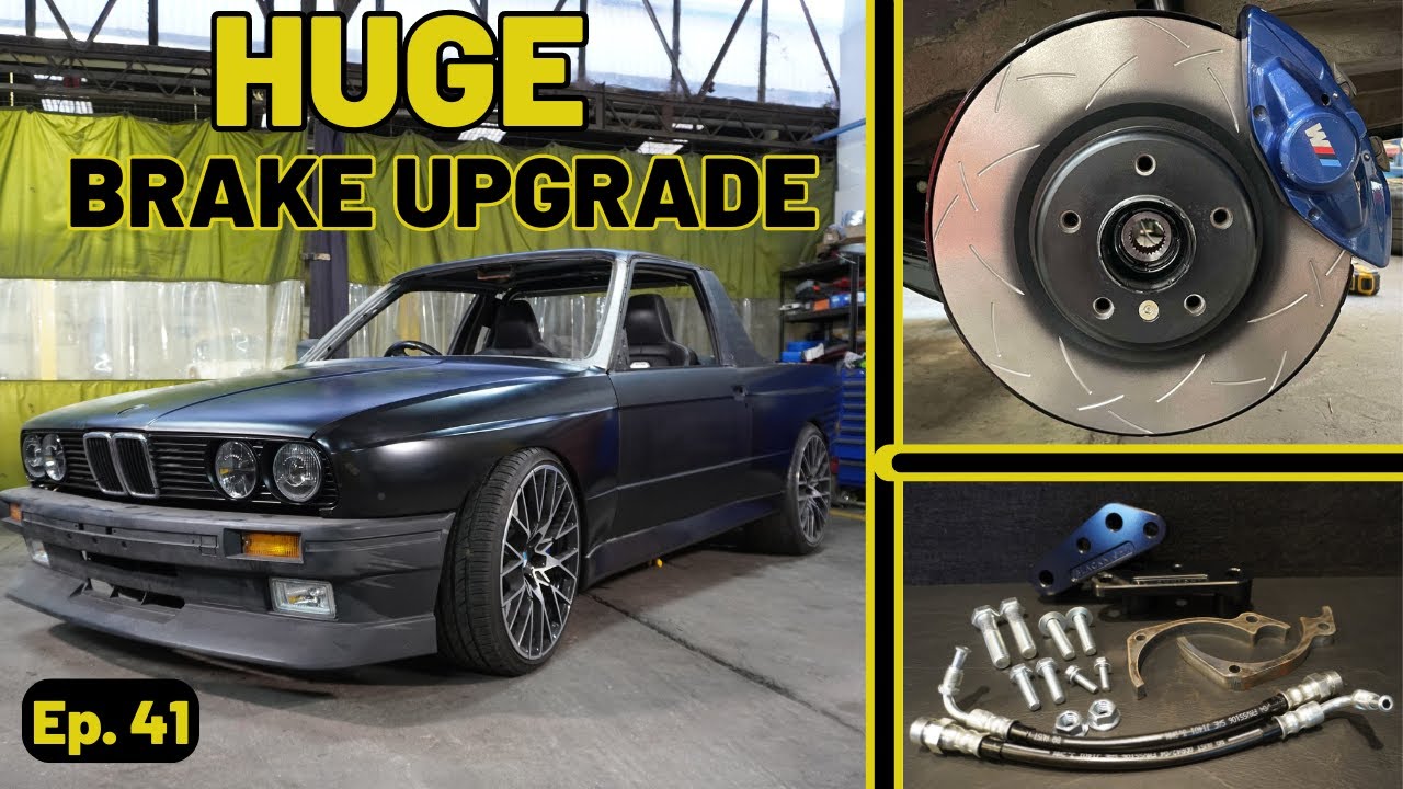 E30 M3 Truck rear brake upgrade - YouTube