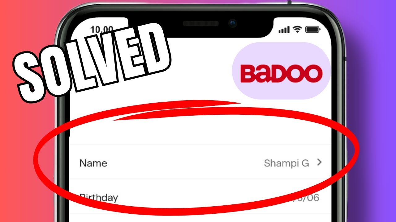 How to change your name on Badoo - YouTube