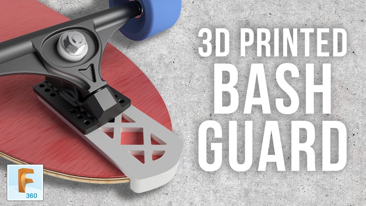 HOW TO: 3D Print a Skateboard Bash Guard - YouTube