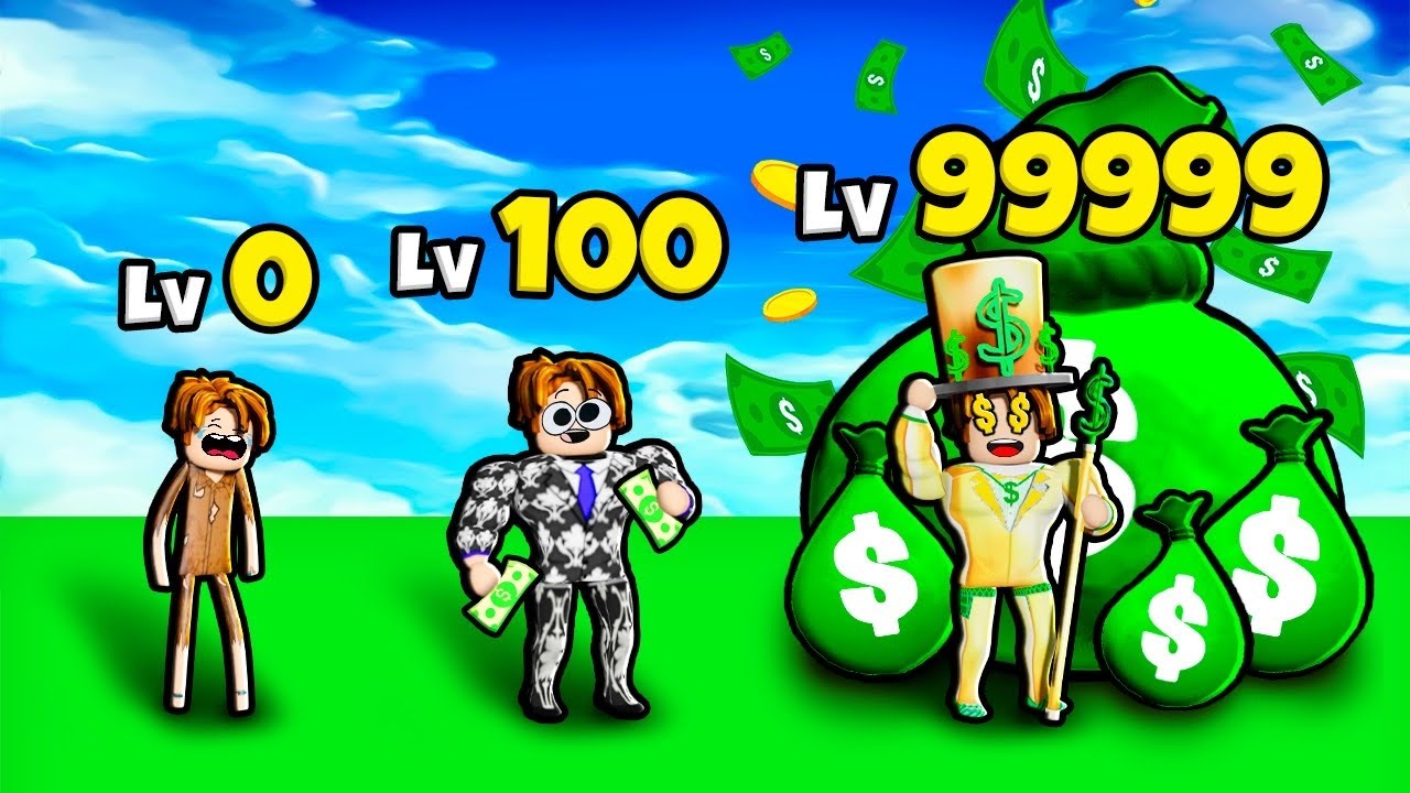 DINHEIRO NOOB EVOLUINDO PARA DINHEIRO PRO (Roblox Money Clicker ...