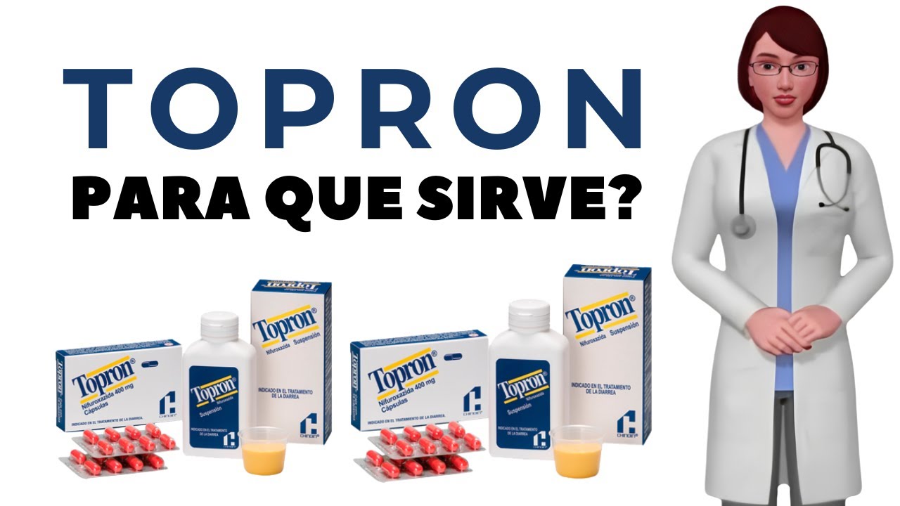 TOPRON que es y para que sirve topron, como tomar topron 400 mg - YouTube