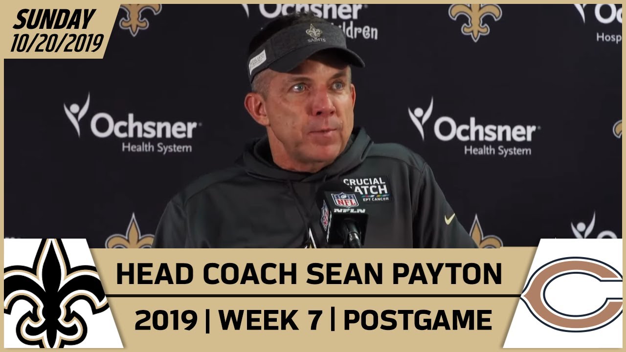Sean Payton Postgame Reactions After Win vs Bears in Week 7 | New ...